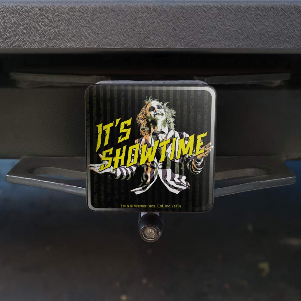 Beetlejuice It's Showtime Tow Trailer Hitch Cover Plug Insert