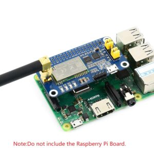 SX1262 LoRa HAT for Raspberry Pi Series Boards 915MHz Frequency Band,Support Data Transmission up to 5km,Wake on Radio,Wireless Config, Carrier Sensing, Communication Key