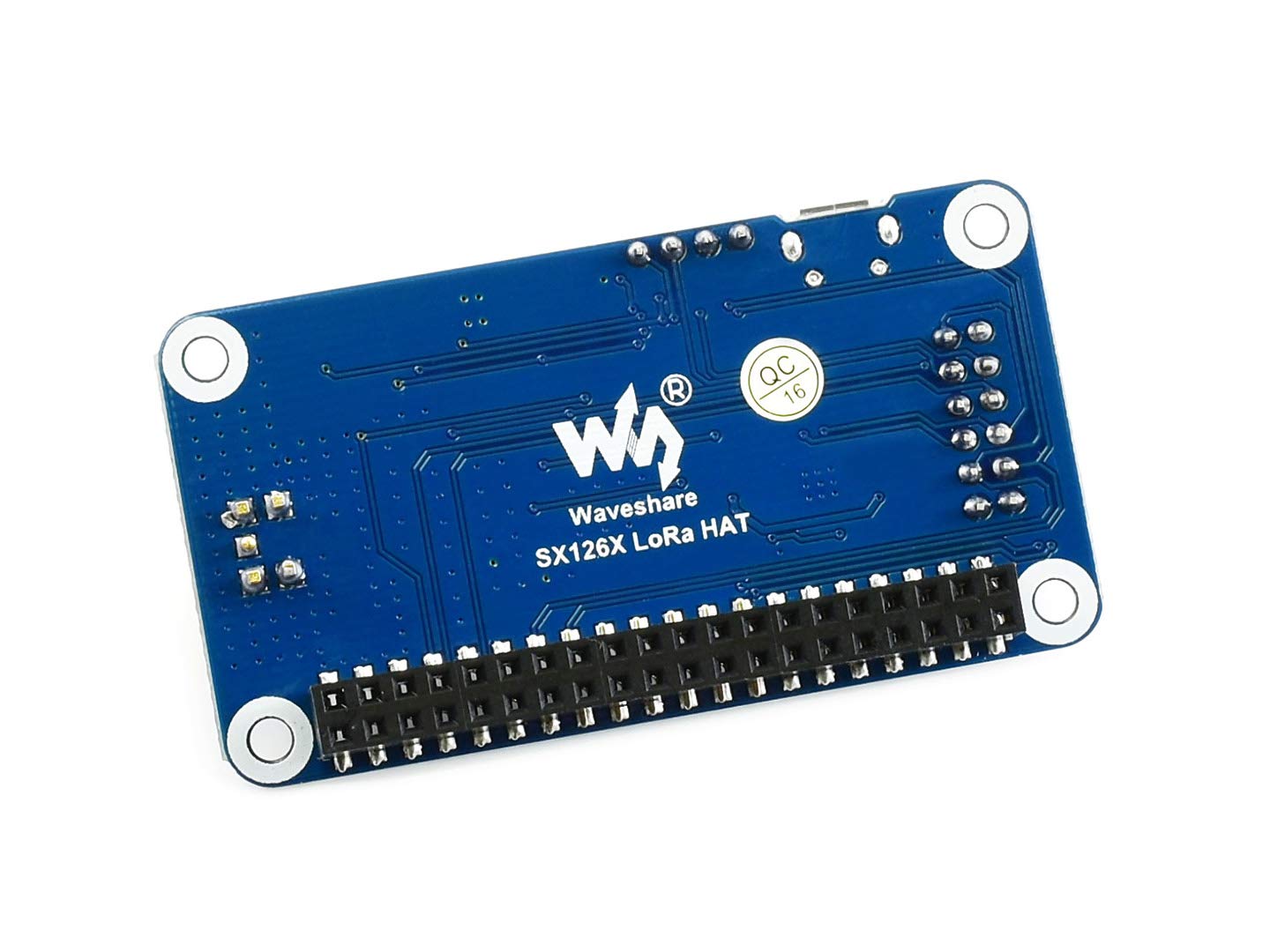 SX1262 LoRa HAT for Raspberry Pi Series Boards 915MHz Frequency Band,Support Data Transmission up to 5km,Wake on Radio,Wireless Config, Carrier Sensing, Communication Key