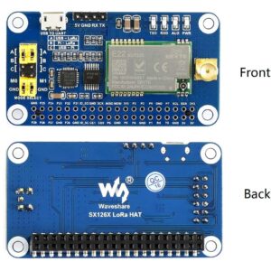 SX1262 LoRa HAT for Raspberry Pi Series Boards 915MHz Frequency Band,Support Data Transmission up to 5km,Wake on Radio,Wireless Config, Carrier Sensing, Communication Key