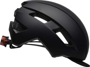 bell daily mips led adult commuter bike helmet - matte black (2021), universal adult (53-60 cm)