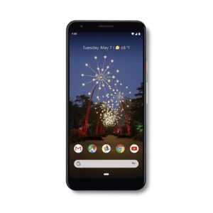 google - pixel 3a xl with 64gb memory cell phone (unlocked) - clearly white (renewed)