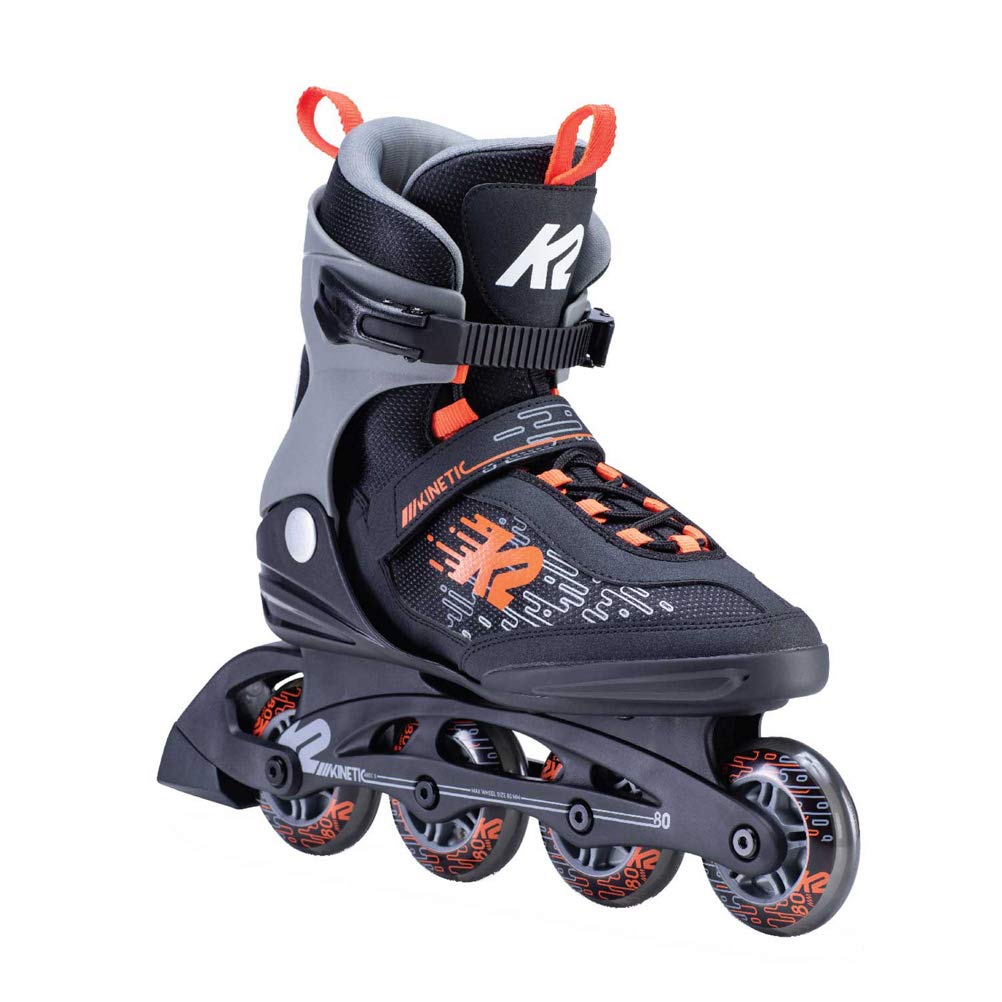 K2 Kinetic 80 Men's Inline Skates - Black/Red, 9.0