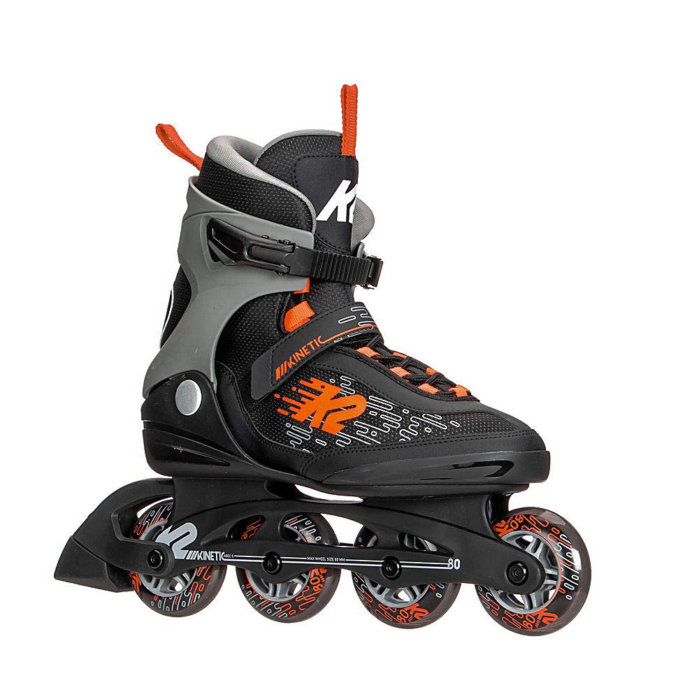 K2 Kinetic 80 Men's Inline Skates - Black/Red, 9.0