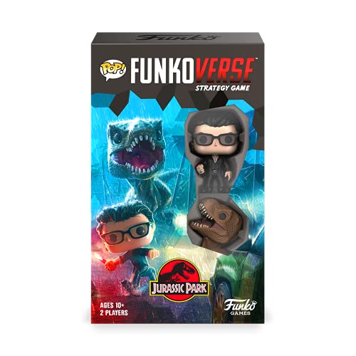 Funkoverse: Jurassic Park 101 2-Pack Board Game (Styles May Vary)