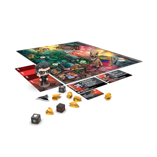 Funkoverse: Jurassic Park 101 2-Pack Board Game (Styles May Vary)