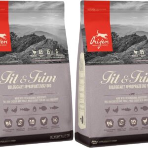 Orijen 2 Pack of Fit & Trim Dog Food, 4.5 Pounds Each, Grain-Free Kibble Made in The USA