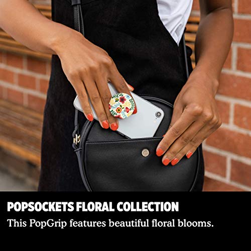 PopSockets Phone Grip with Expanding Kickstand, Floral PopGrip - Wallflower Paper