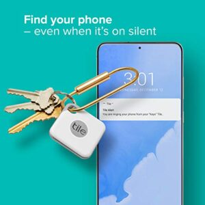 Tile Pro (2020) 2-pack - High Performance Bluetooth Tracker, Keys Finder and Item Locator for Keys, Bags, and More; 400 ft Range, Water Resistance and 1 Year Replaceable Battery