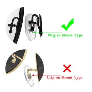 HiCycle2 Replacement Push-in Nose Pads for RayBan RB6335 RB3549 RB4071 RB6336 RB7140 RB8415 Sunglasses Eyglasses Repair-Kits (Gold)