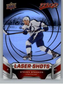 2019-20 upper deck mvp laser shots red hockey #s-2 steven stamkos tampa bay lightning official nhl trading card from ud