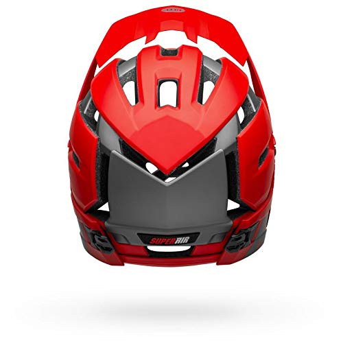 BELL Super Air R MIPS Adult Mountain Bike Helmet - Matte/Gloss Red/Gray (2023), Medium (55-59 cm)