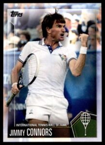 2019 topps hall of fame tennis #24 jimmy connors official international hof trading card online exclusive