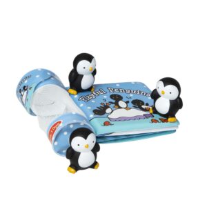 Melissa & Doug Childrenââ‚¬s Book - Float-Alongs: Playful Penguins (Bath Book + 3 Floating Penguin Toys), Small, Multi