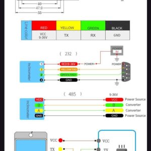 [Industrial-Grade Accelerometer+Inclinometer] HWT905-RS485 MPU9250 9-axis Gyroscope+Angle(XY 0.05° Accuracy)+Digital Compass with Kalman Filtering, Temp&Magnetometer Compensation, IP68 Waterproof