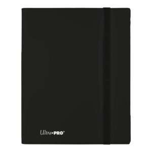 ultra pro e-15219 eclipse 9-pocket pro-binder-jet black