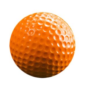 JEF World of Golf High Impact Foam Balls, Orange