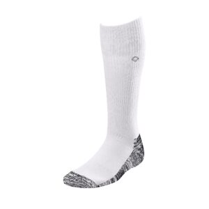 evoshield men s game socks, team white, large us