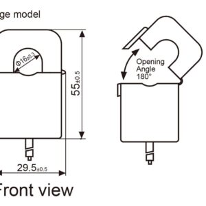 YHDC Hall Split core Current Sensor HSTS016L 150A/2.5±0.625V 1%