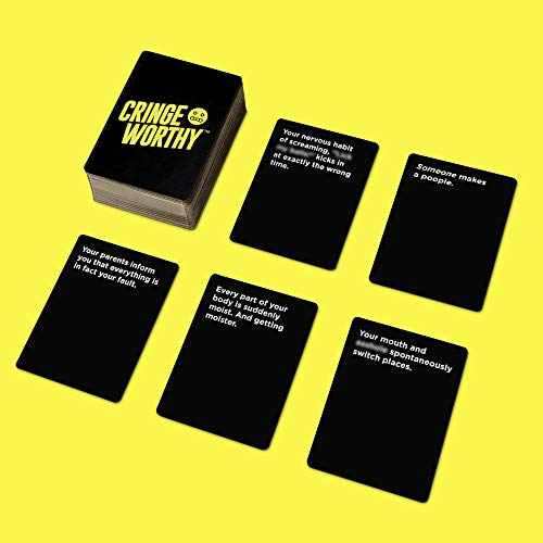 Cringeworthy Game, Adult Party Game of Awkward Situations for Ages 17 and up, Adult Content, Party Card Game