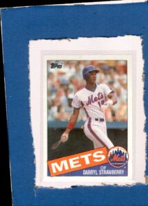 1985 topps #570 darryl strawberry mets baseball mlb