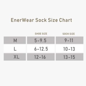 EnerWear 4P 86% Merino Wool Women's Outdoor Hiking Trail Crew Socks (US Shoe Size 4-10, Flower/Dark Grey/Multi)