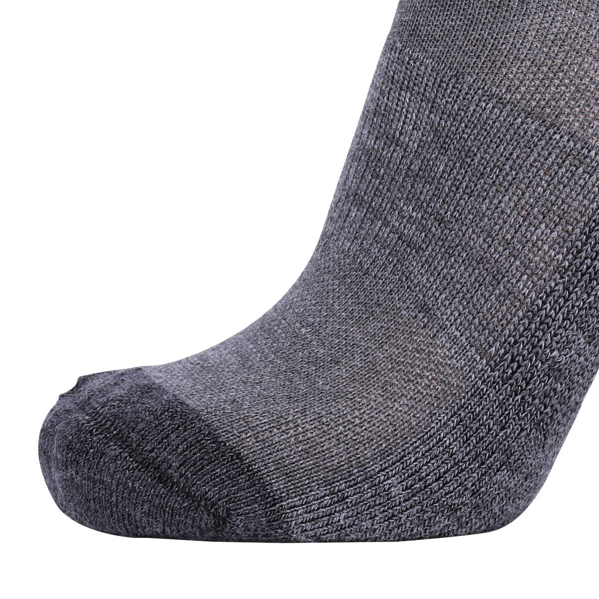 EnerWear 4P 86% Merino Wool Women's Outdoor Hiking Trail Crew Socks (US Shoe Size 4-10, Flower/Dark Grey/Multi)