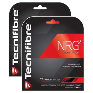 tecnifibre nrg2 tennis string - natural - 17g/1.24-2 pack