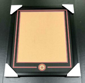 chicago bulls medallion frame kit 16x20 photo double mat vertical