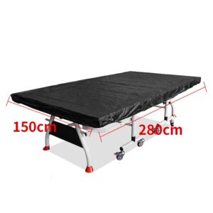 EDIONS Outdoor Table Tennis Table Cover, Waterproof and Dustproof Ping Pong Table Cover Breathable Polyester Protective Cover Can Be Used Indoors and Outdoors.