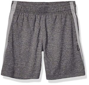 jockey boys mesh active short, charcoal heather, large