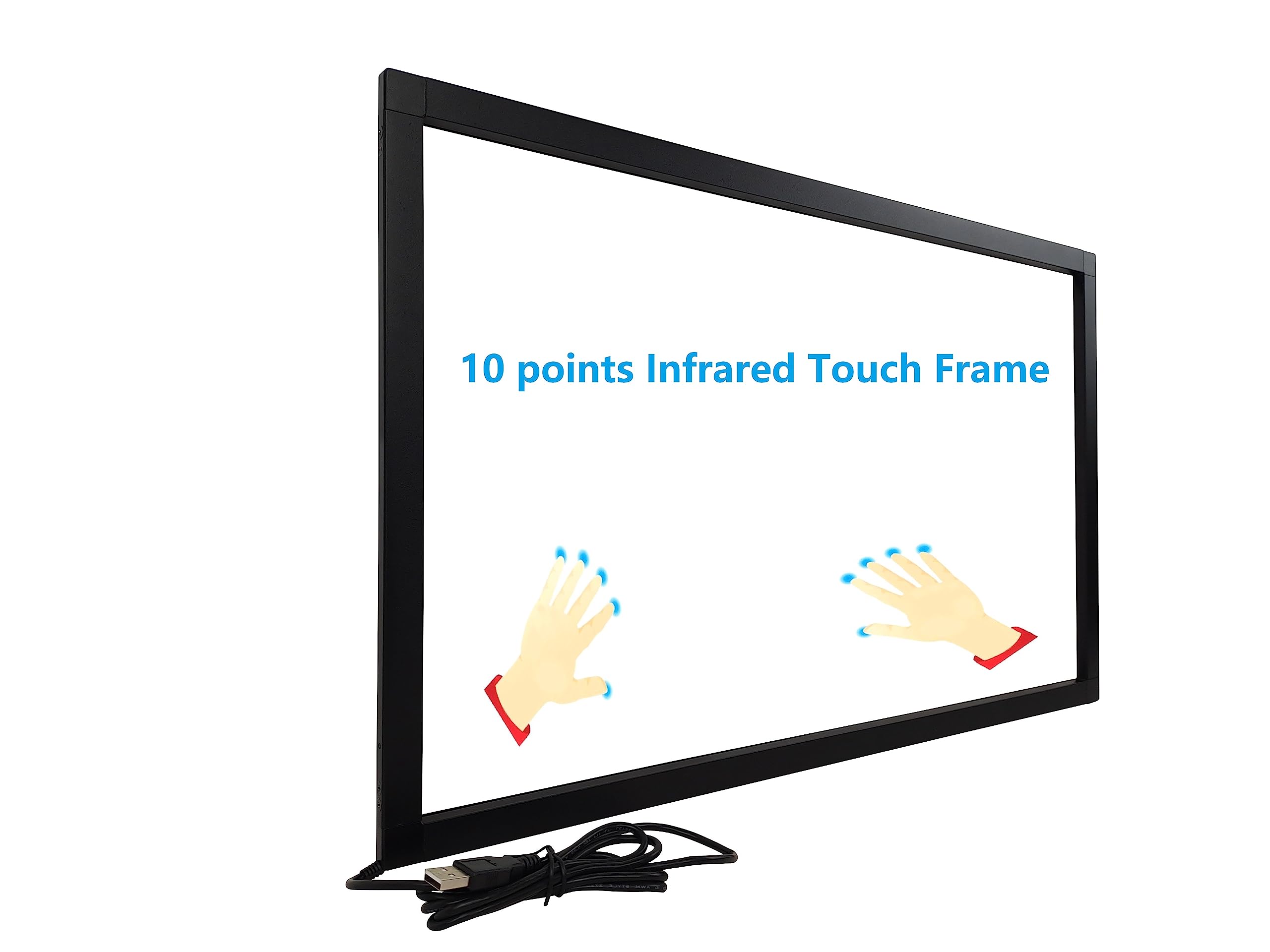 DeYoWo 47 Inch Interactive 10 Points Infrared IR Touch Screen Overlay Frame Free Driver