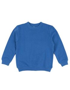 leveret kids & toddler boys girls long sleeve sweatshirt royal blue (size 4 years)