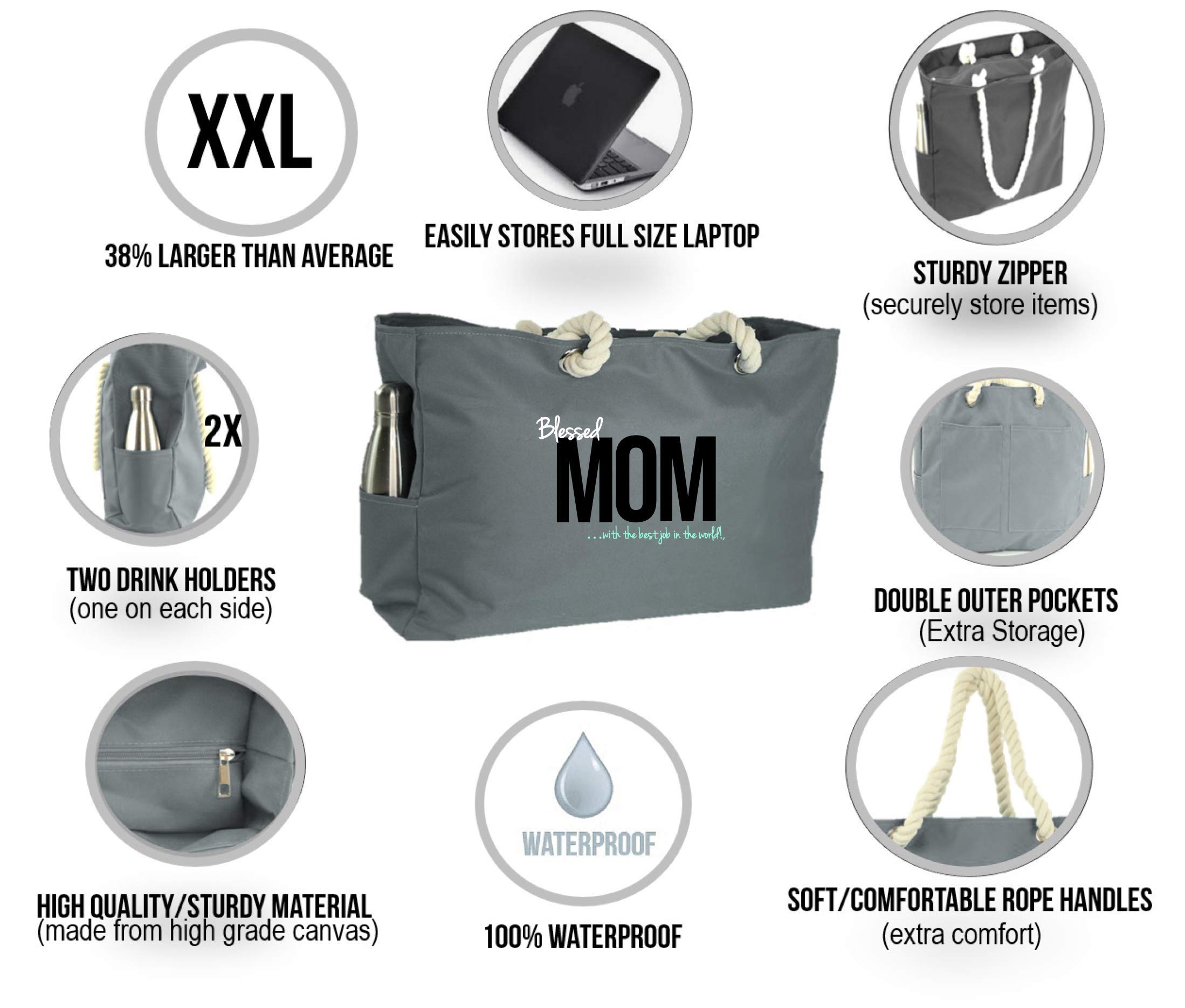 KEHO XXL Ultimate"Mom" Hospital Bag/Overnight Pregnancy Bag - (Grey)