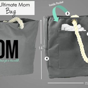 KEHO XXL Ultimate"Mom" Hospital Bag/Overnight Pregnancy Bag - (Grey)