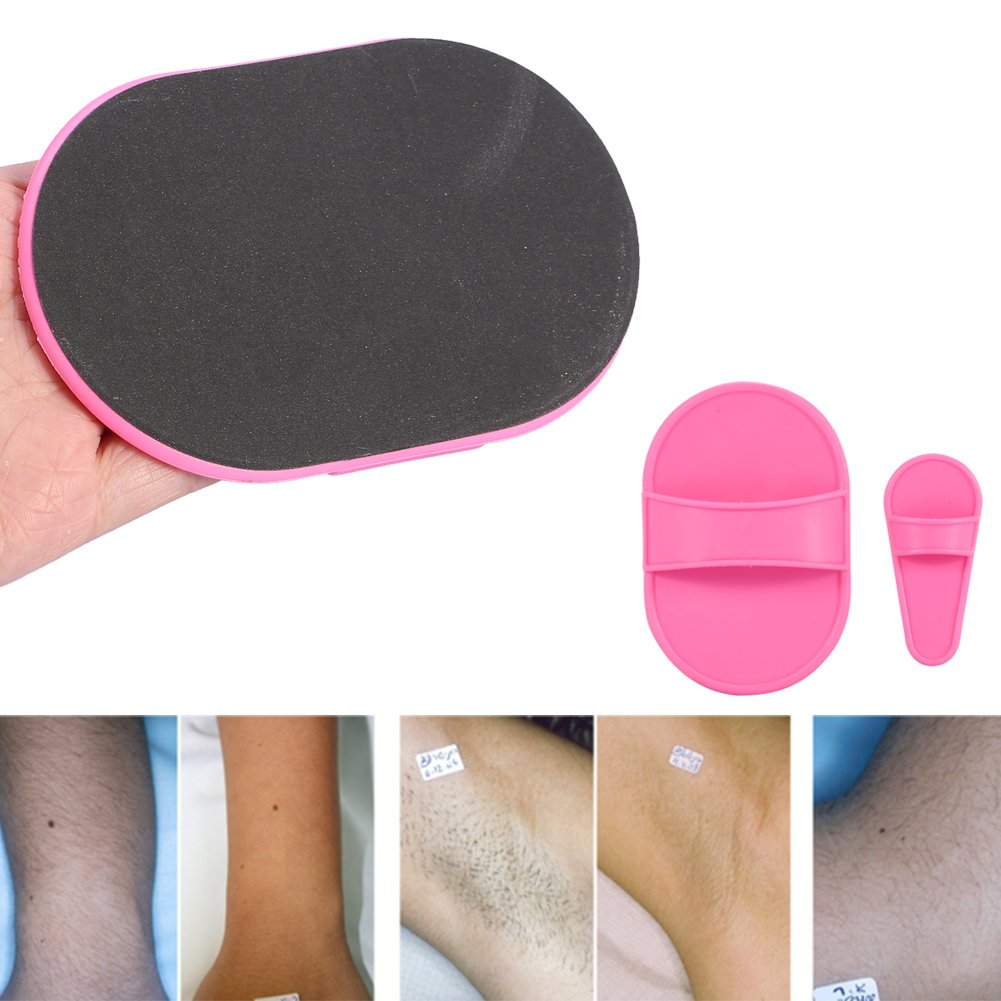 Manually Body Depilation Pad, Portable Smooth Legs Skin Sanding Device New Hair Removal Patch Set Exfoliator Away Skin Care Beauty Tool