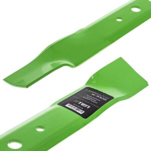 8TEN LawnRAZOR Mower Blade Set for John Deere Scotts L100 L105 L110 42 inch Deck GX20249 GY20567 GX20433 (Mulching)