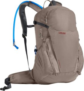 camelbak rim runner 22 hiking hydration pack – 85 oz , brindle/graphite