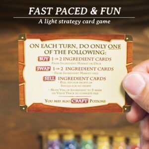 Think Fun Mystic Market: Bring The Magic to Your Board Game Night! for Ages 10+