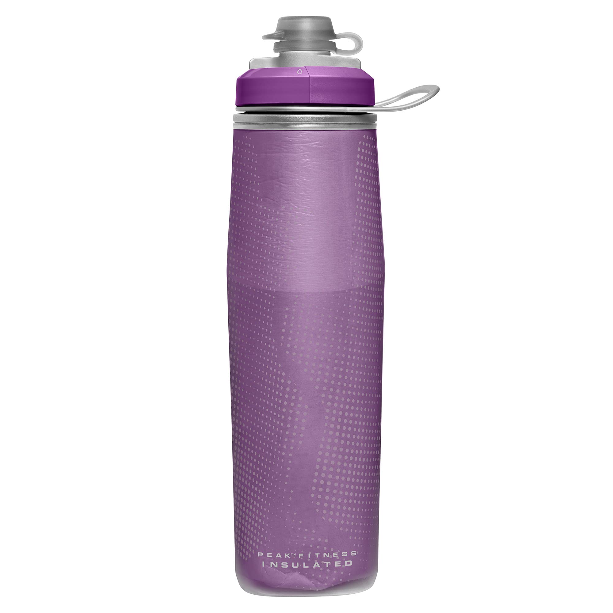 CamelBak Peak Fitness Chill Insulated Gym Water Bottle - Squeeze Bottle - 24oz, Italian Plum