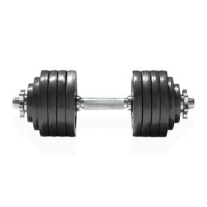 CAP Barbell 52.5-Pound Adjustable Dumbbell Set, Single, Black