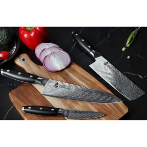 TUO Kiritsuke Chef Knife - Vegetable Cleaver Kitchen Knife 8.5-inch High Carbon Stainless Steel - Japanese Knives with G10 Full Tang Handle - Black Hawk-S Knives Including Gift Box