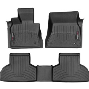 WeatherTech Custom Fit FloorLiners for BMW X5 50i, X5 M, X6 50i, X6 M, X6 35i, X5 35d - 1st & 2nd Row (4413351-445592), Black