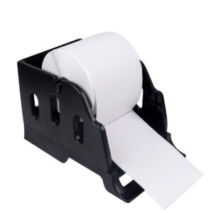 labelrange label holder for rolls and fanfold labels - desktop label printer accessory