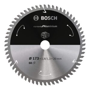 Bosch Professional Circular Saw Blade Standard (for Aluminium, 173 x 20 x 1.8 mm, 60 teeth; Accessories: Cordless Circular Saw)