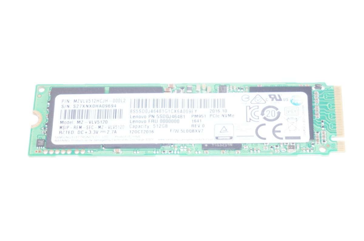 FMB-I Compatible with MZ-VLW5120 Replacement for Hp 512GB PCI NVMe SSD Drive