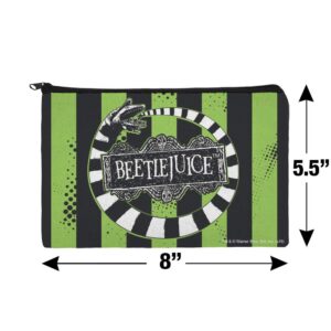 GRAPHICS & MORE Beetlejuice Beetle Worm Makeup Cosmetic Bag Organizer Pouch