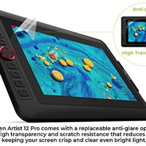 XPPen Artist12 Pro 11.6" Drawing Tablet with Screen Pen Display Full-Laminated Graphics Tablet with Tilt Function Battery-Free Stylus and 8 Shortcut Keys(8192 Levels Pen Pressure and 72% NTSC)