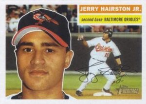 2005 topps heritage #461 jerry hairston jr. orioles mlb baseball card (sp - short print) nm-mt