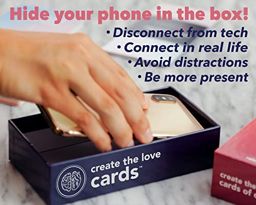 Create The Love Cards: Dating and Relationship Conversation Starters. This Couples Card Game Improves Date Night, Deepens Intimacy and Strengthens Communication.